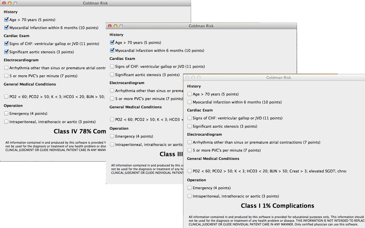 Goldman Risk Calculator - Amato Software